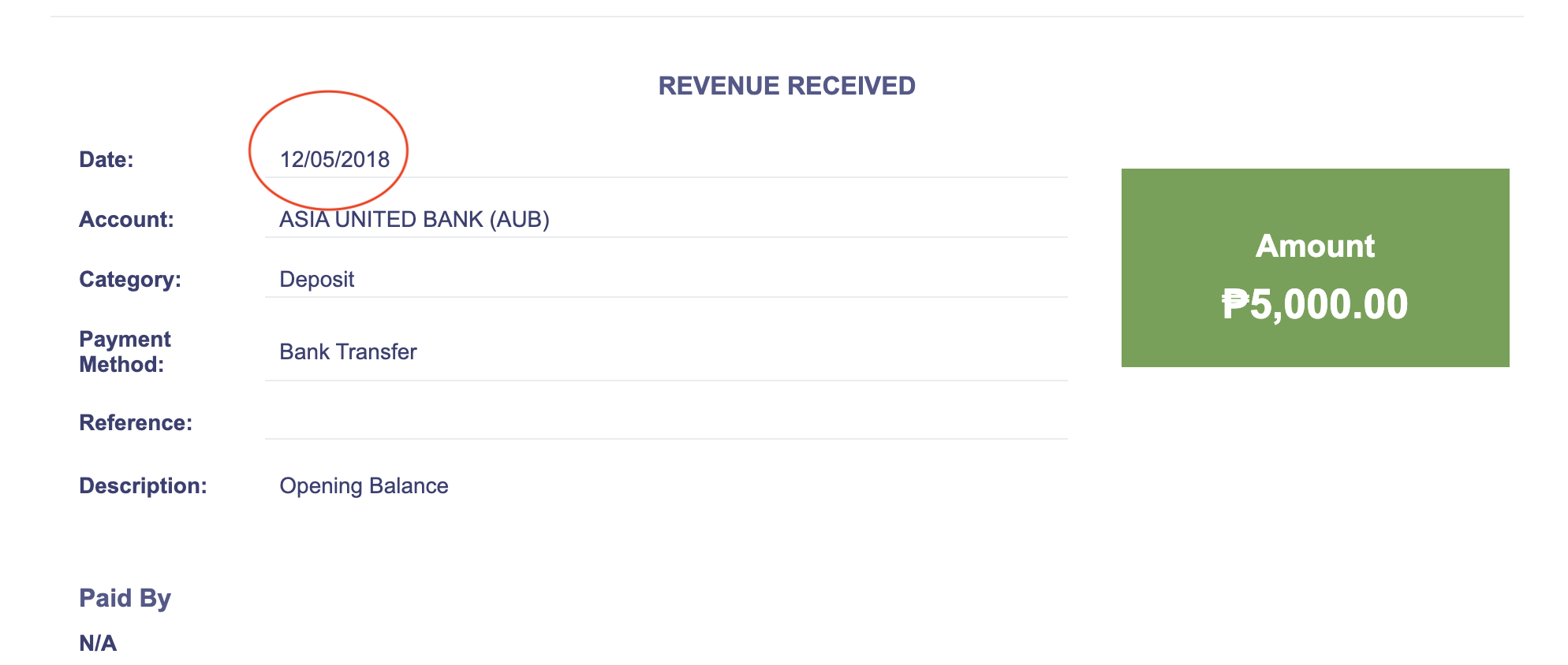 Account Show wrong show transction date · Issue #2221 · akaunting/akaunting · GitHub