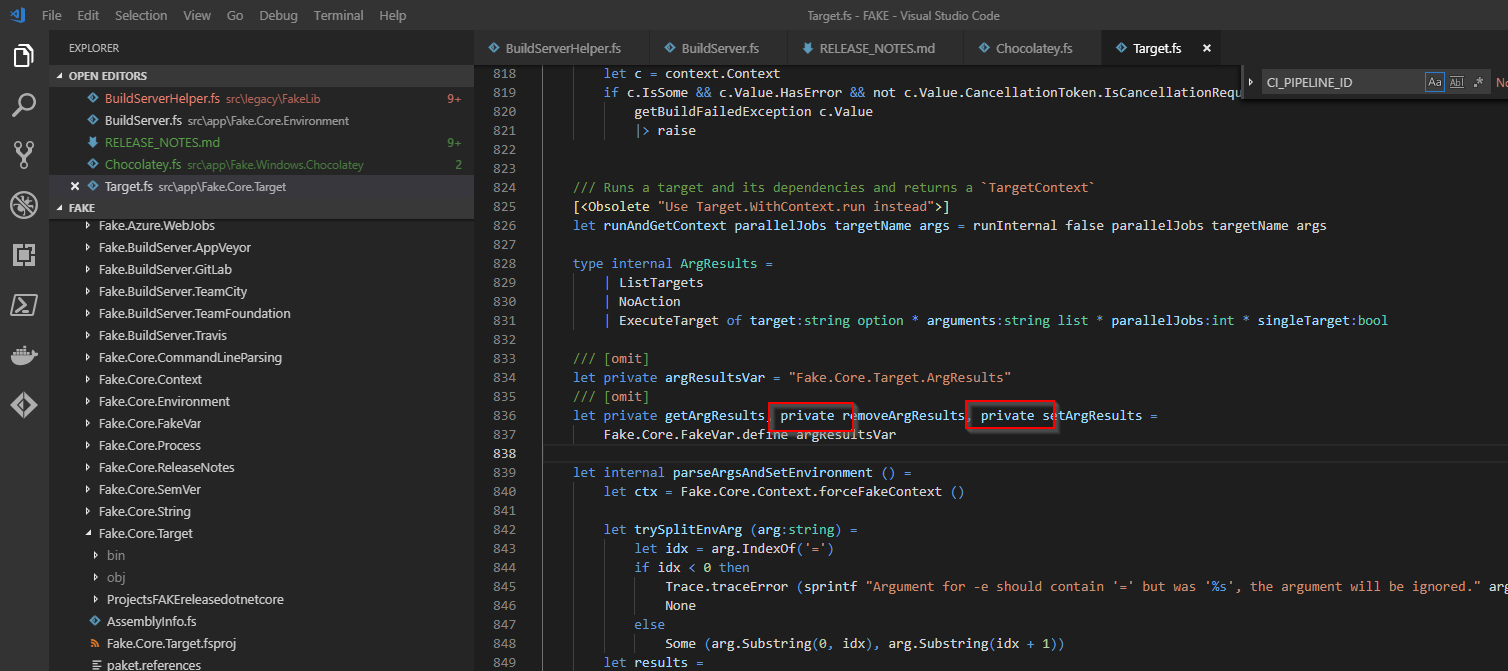 Ionide colorizes tuple assignments with access modifiers incorrectly · Issue #120 · ionide ...