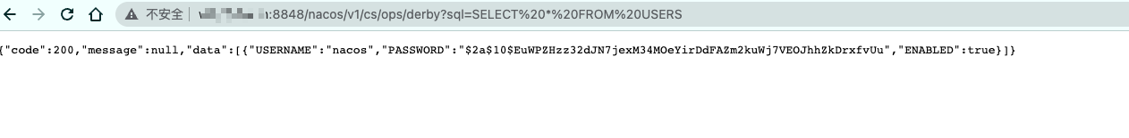 Nacos SQL Injection Vulnerability · Issue #8866 · alibaba/nacos · GitHub