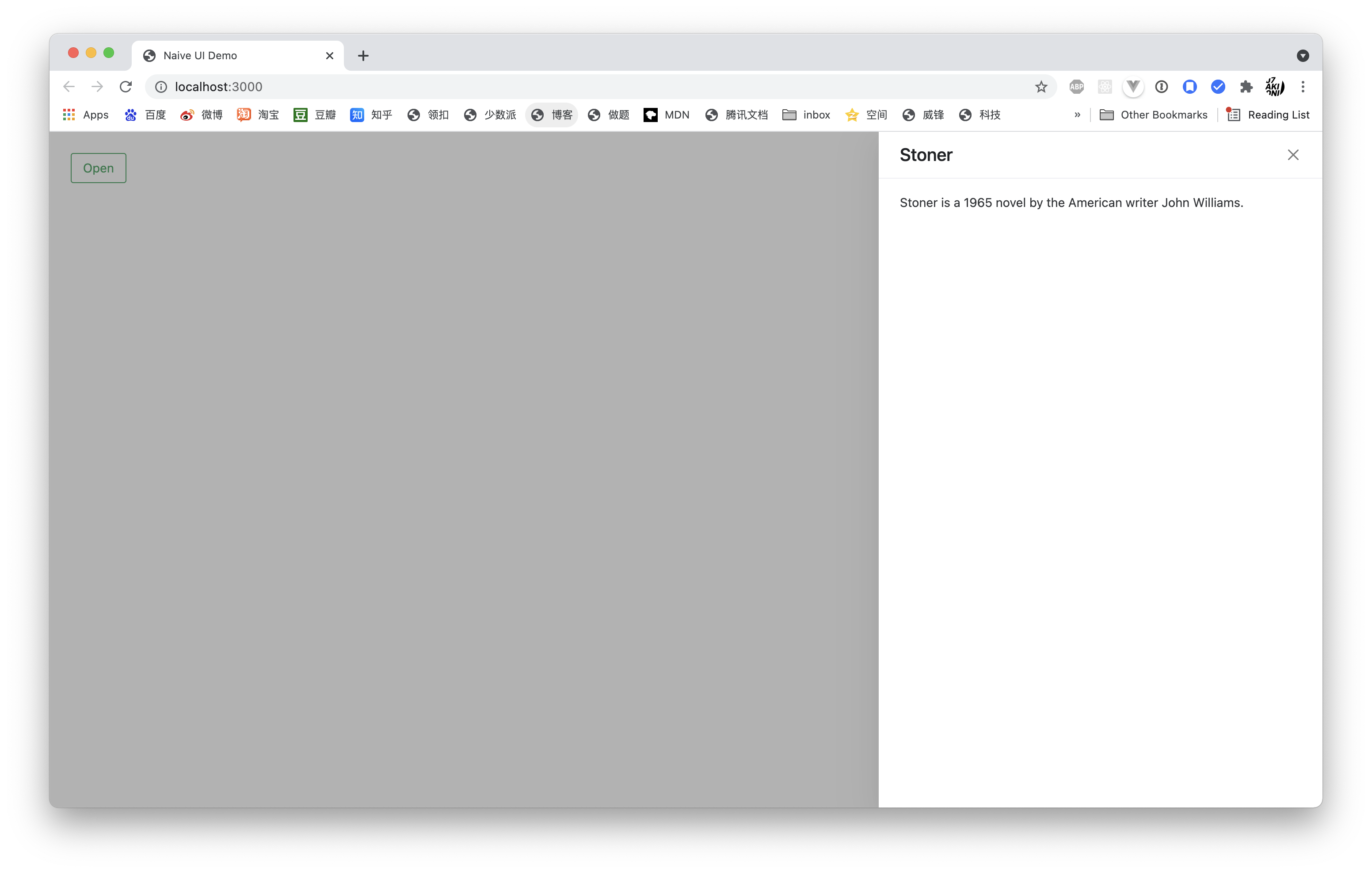 Drawer Component Closable Prop Not Rendering The Close Button · Issue 163 · Tusen Ainaive Ui