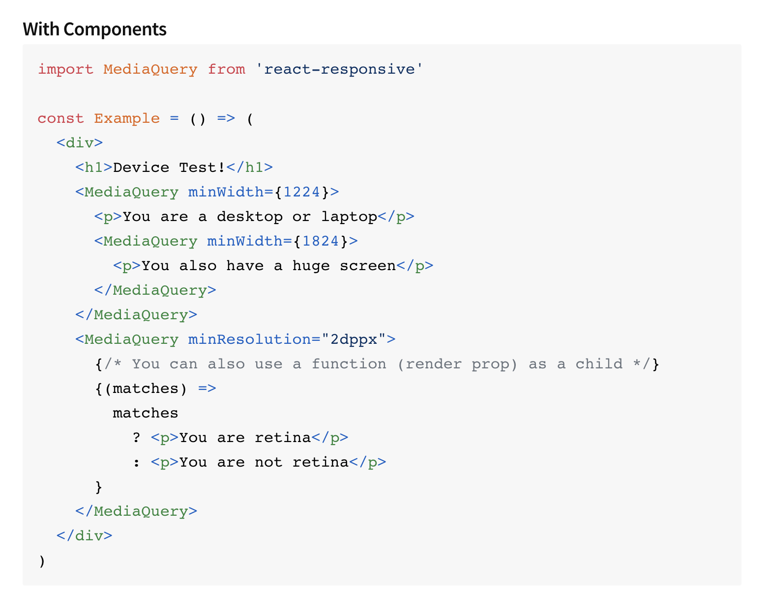 Allow to change component state by media query （中文描述：通过媒体查询改变组件状态 ...