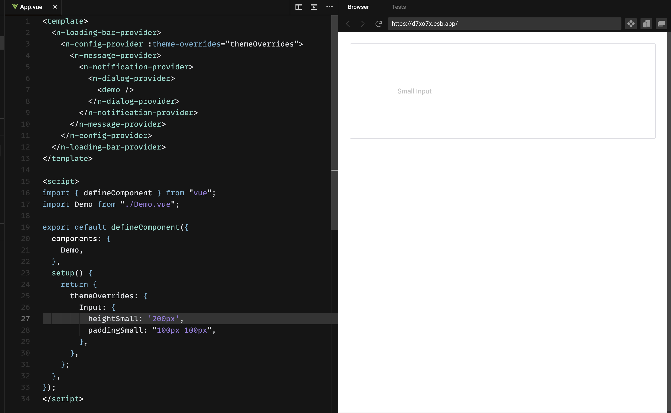 n-input: vertical padding theme override not working · Issue #3313 · tusen-ai/naive-ui · GitHub