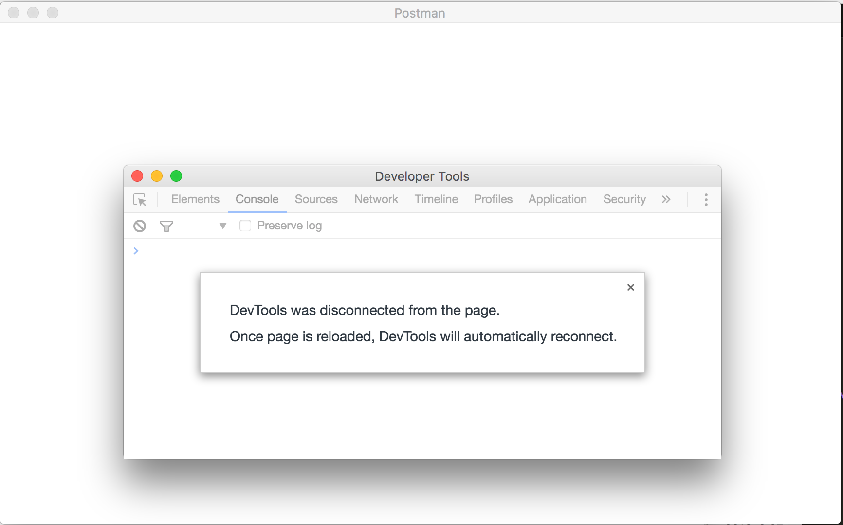 version 5.0.2 - white blank screen on OS X 10.12 · Issue #3243 · postmanlabs/postman-app-support ...