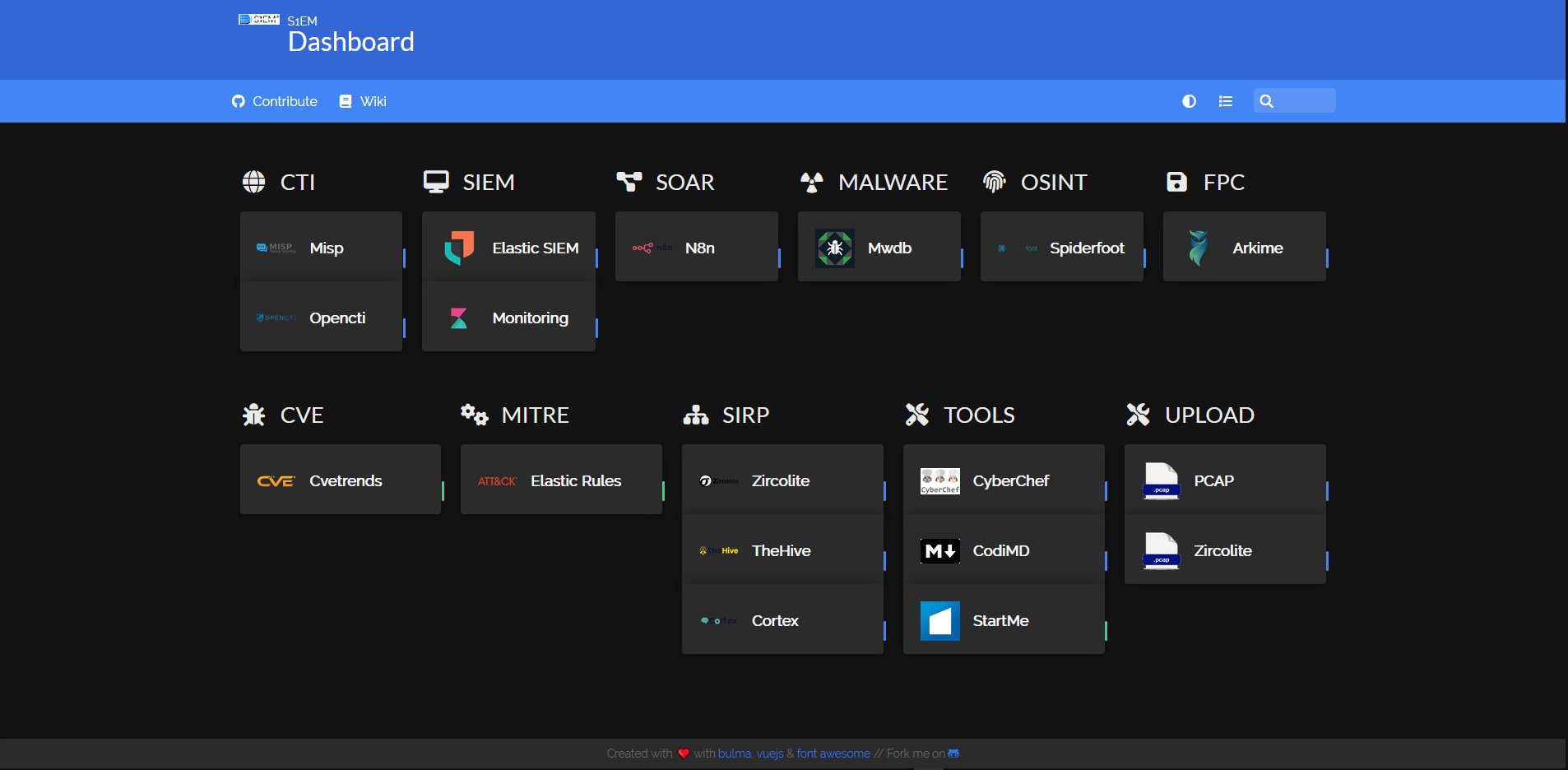 GitHub - V1D1AN/S1EM: This project is a SIEM with SIRP and Threat Intel, all in one.