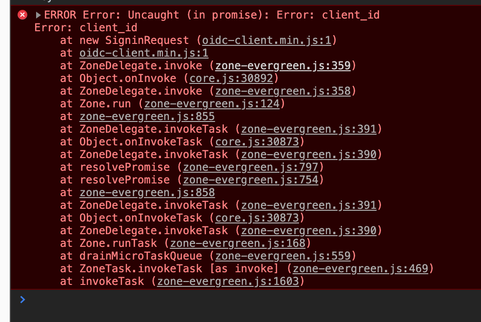 core.js:7187 ERROR Error: Uncaught (in promise): Error: client_id · Issue #910 · DuendeArchive ...