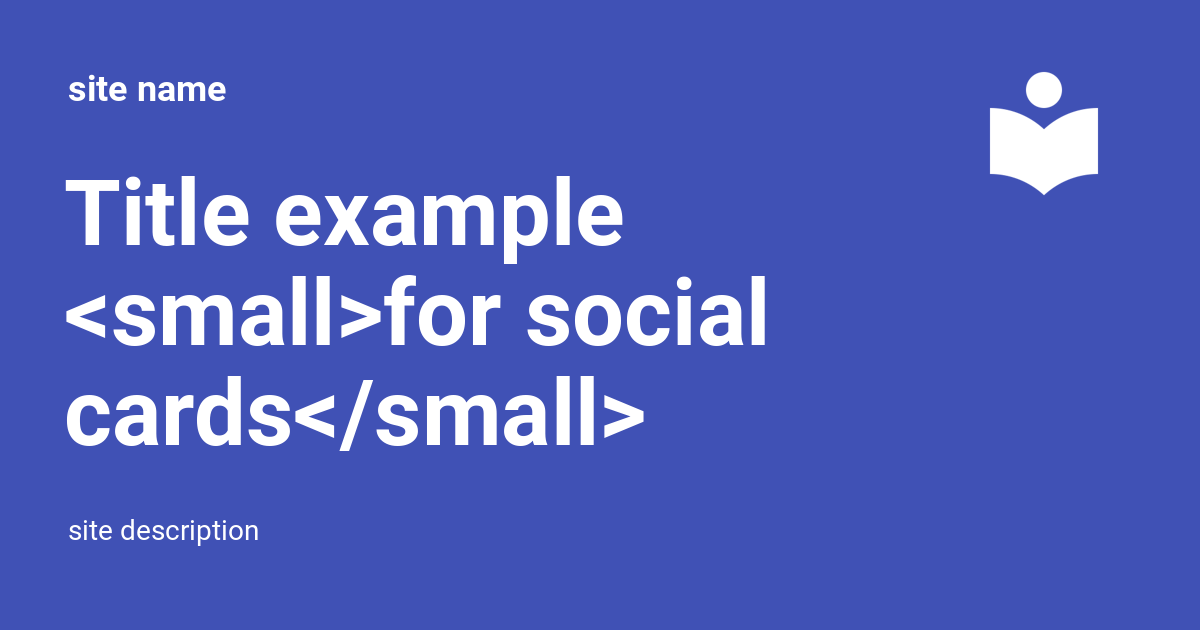 [insiders] HTML tags are rendered as-is in social cards · Issue #3158 ...