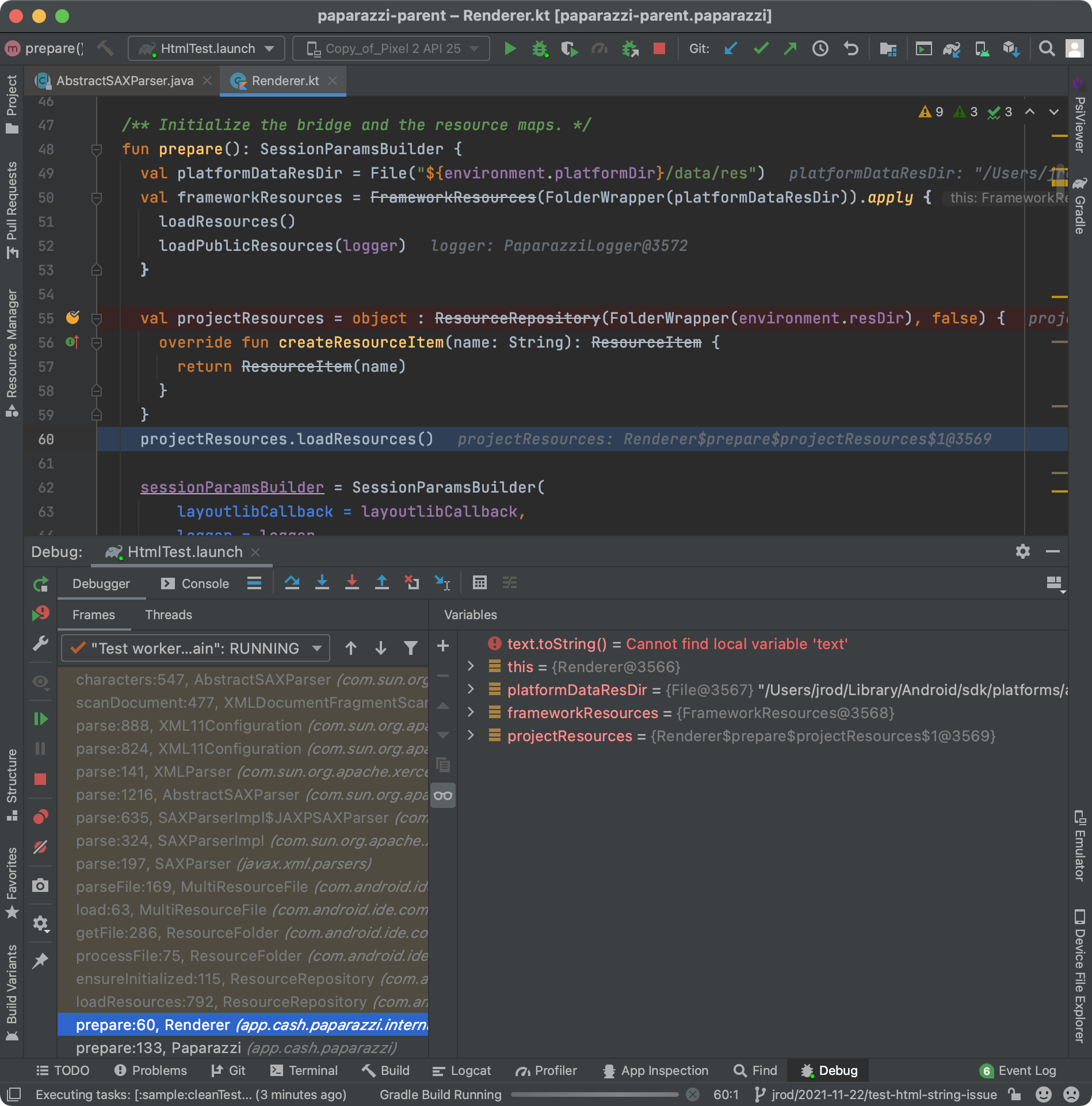 HTML text resources are partially skipped · Issue #316 · cashapp/paparazzi · GitHub