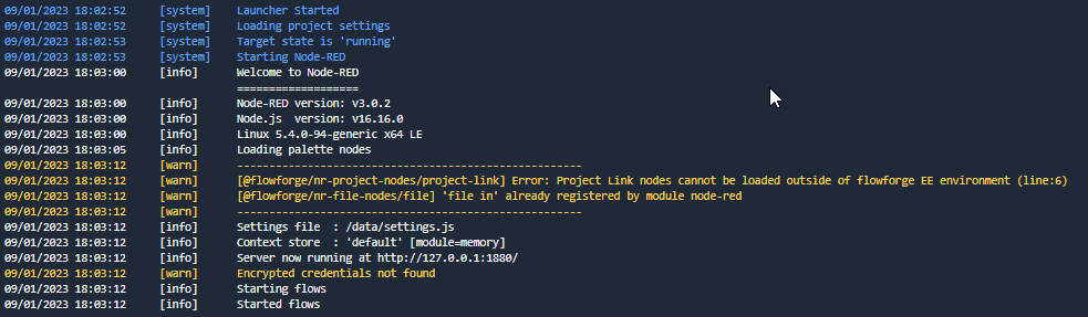 `Error: Failed to obtain access token` when opening a project · Issue #1524 · FlowFuse/flowfuse ...