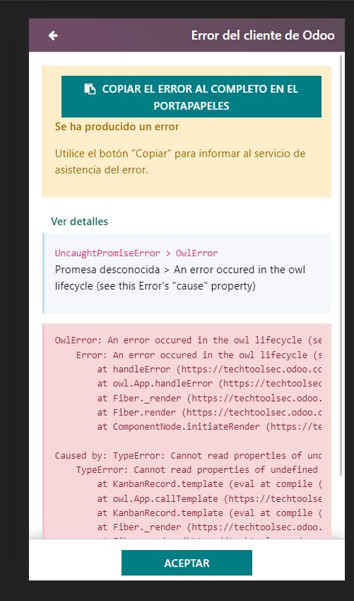 Inoice When I Put On Phone View Show Error · Issue 106079 · Odoo Odoo · Github
