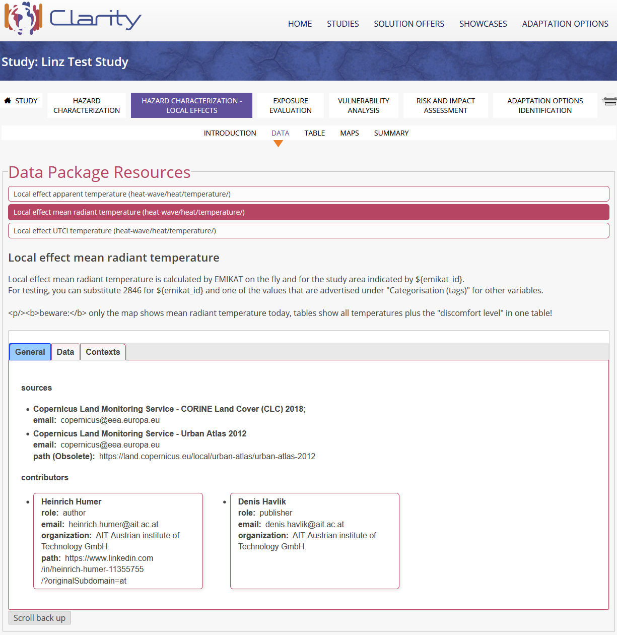 CSIS Acceptance Test by the Municipality of Linz · Issue #76 · clarity ...