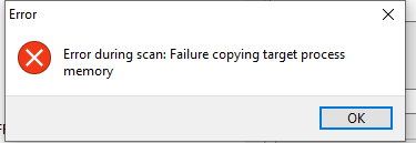 Error during scan: Failure copying target process memory · Issue #438 ...