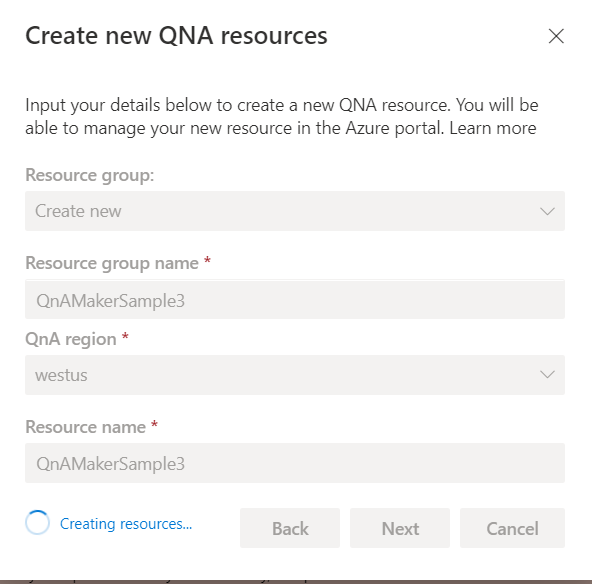 Creating Qnamaker Resource Taking Up To 20 Minutes · Issue 6874 · Microsoft Botframework
