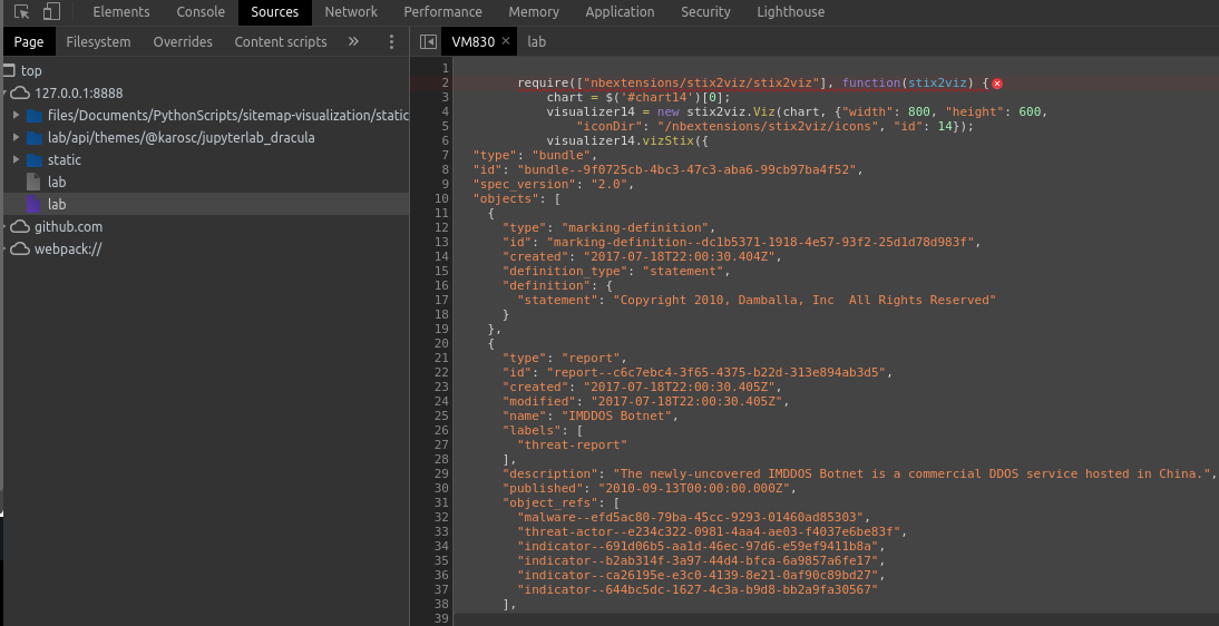 Front End Issue on Jupyter Notebook · Issue #45 · oasis-open/cti-stix-visualization · GitHub