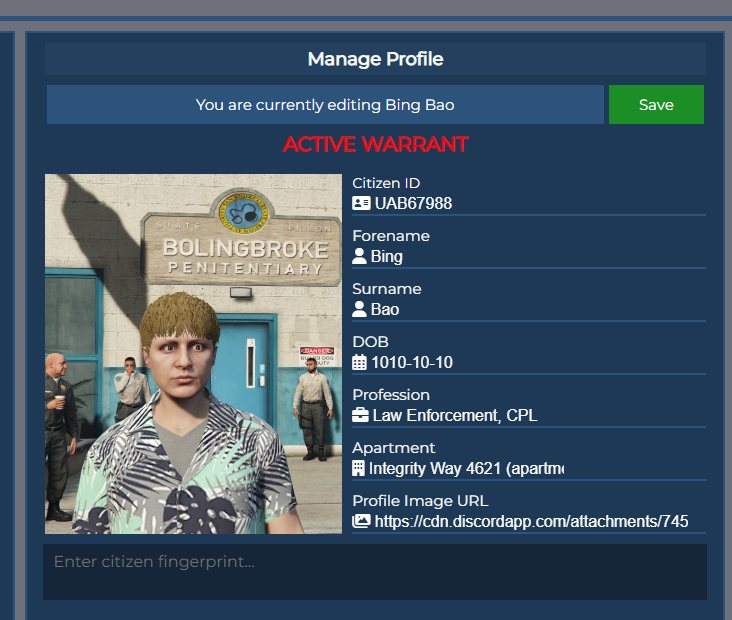 Add warrant indicator to profile page + profile search results by BackSH00TER · Pull Request ...
