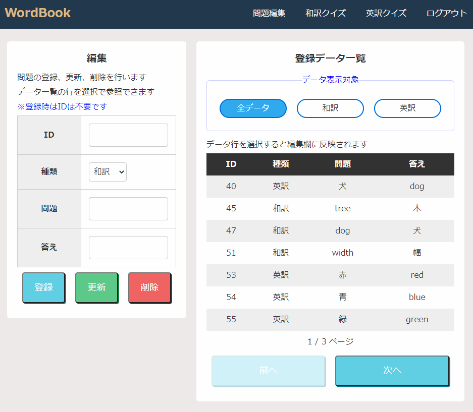 GitHub - yoshitaka7144/WordBook