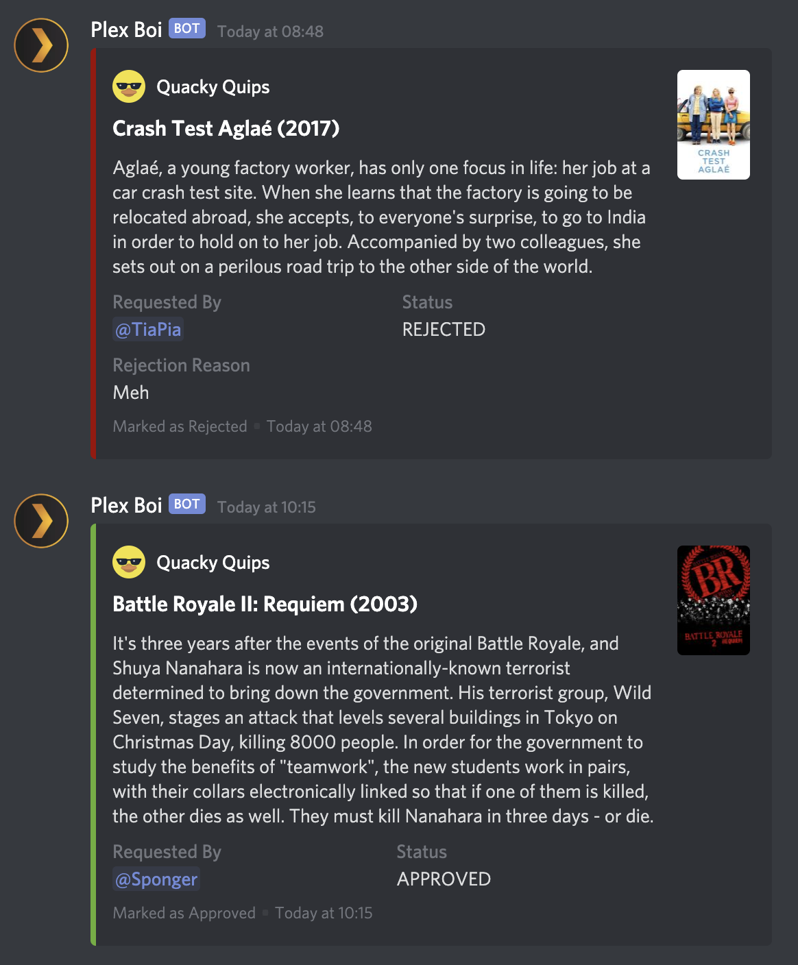 [Enhancement] Discord Notifications · Issue #3611 · Ombi-app/Ombi · GitHub