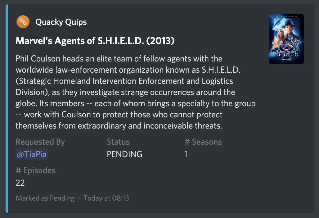 [Enhancement] Discord Notifications · Issue #3611 · Ombi-app/Ombi · GitHub