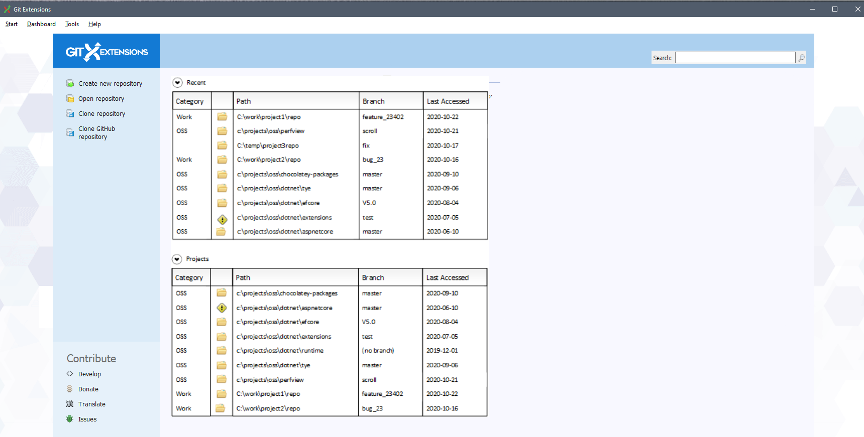 Dashboard grid view · Issue #8561 · gitextensions/gitextensions · GitHub