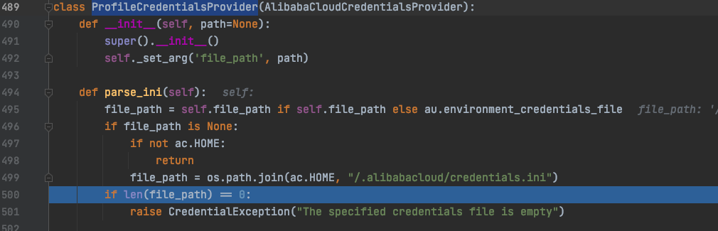 默认 Credentials 文件位置错误 · Issue #31 · aliyun/credentials-python · GitHub
