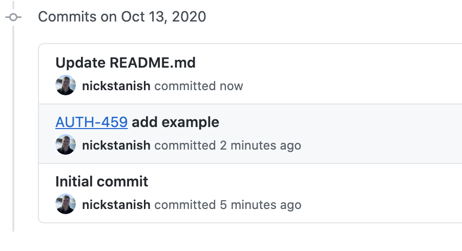 GitHub - nickstanish/jira-autolink-example