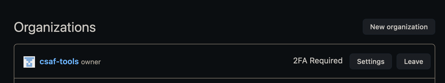 Enable 2FA as mandatory for Github project · Issue #16 · csaf-tools ...