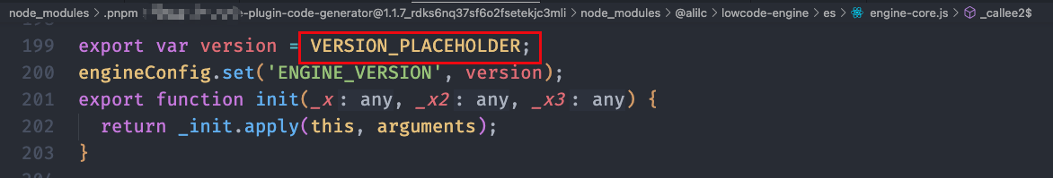 ES打包结果中未被替换的变量 VERSION_PLACEHOLDER · Issue #1187 · alibaba/lowcode-engine · GitHub