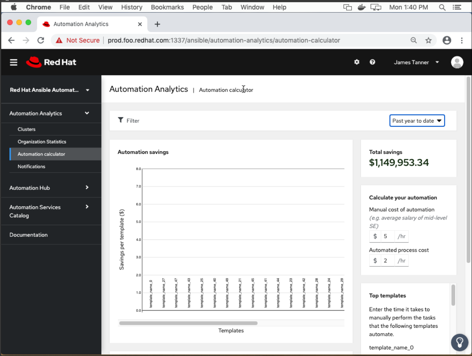 ROI - Date selector bug · Issue #234 · RedHatInsights/tower-analytics-frontend · GitHub