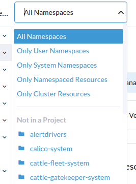 Project/Namespace filter doesn't group namespaces on first load · Issue #4647 · rancher ...