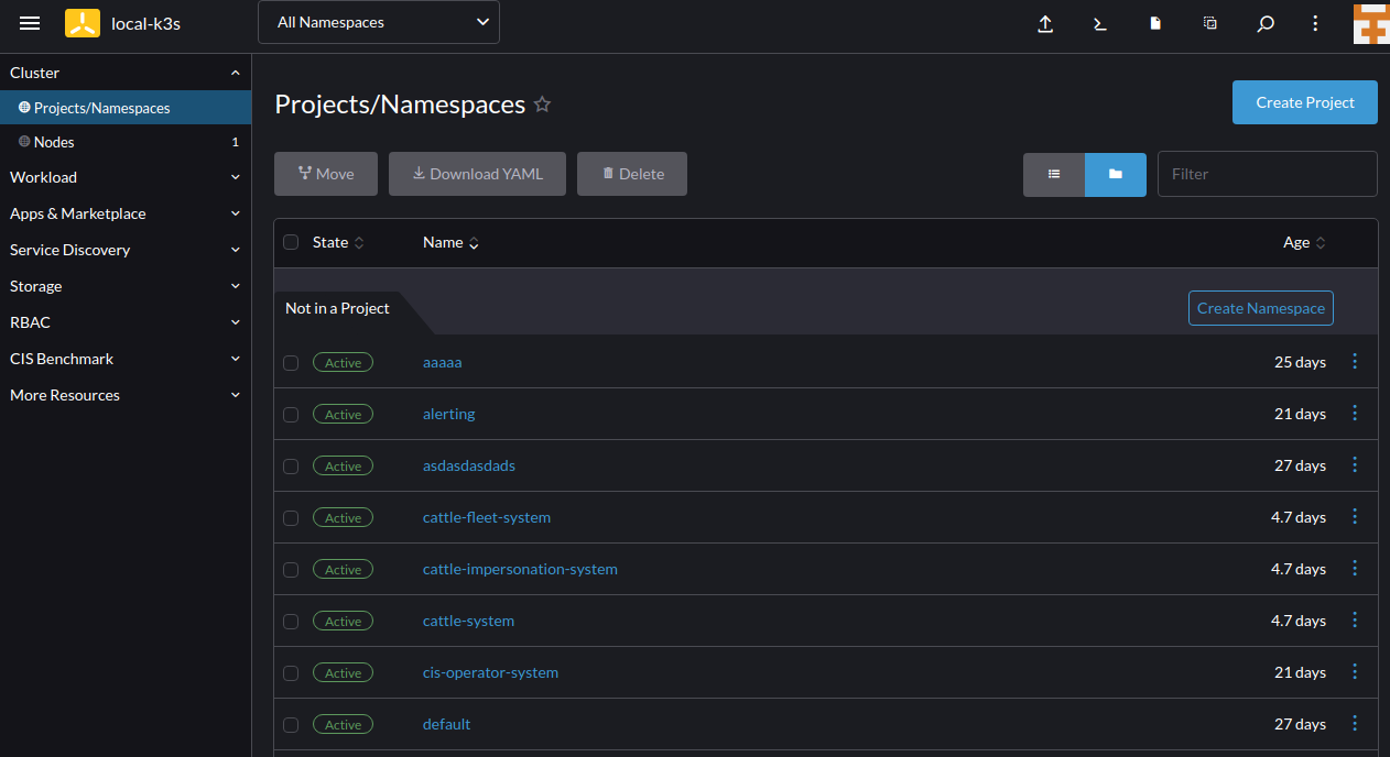 Downstream cluster's Project/Namespace list does not group namespaces by project · Issue #4768 ...