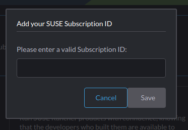 SUSE subscription modal spacing issues · Issue #70 · epinio/ui · GitHub