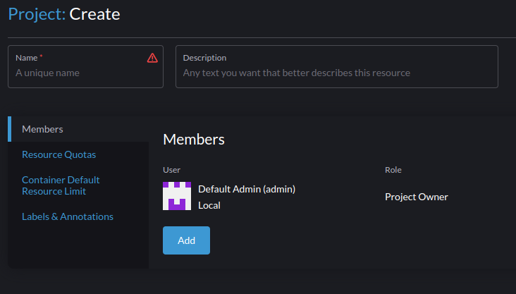 Allow user to also create namespaces when creating a project · Issue #4625 · rancher/dashboard ...