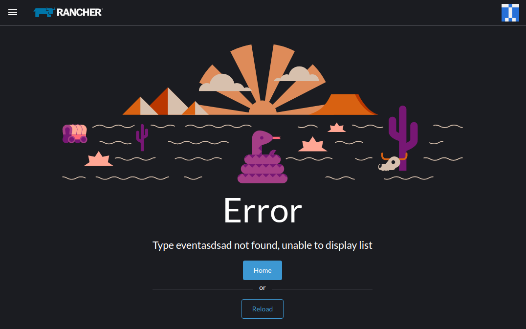 Improve fatal error page · Issue #9292 · rancher/dashboard · GitHub