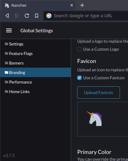 Custom Favicon No Longer Works In 275 · Issue 9426 · Rancherdashboard · Github