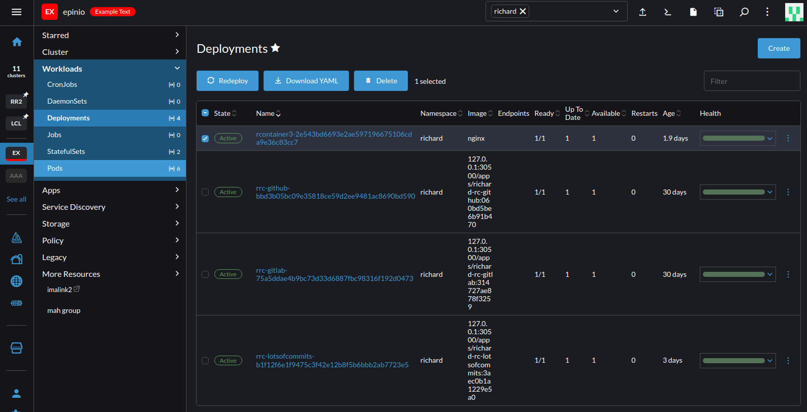 New Side Nav Visual Bugs · Issue #9659 · rancher/dashboard · GitHub