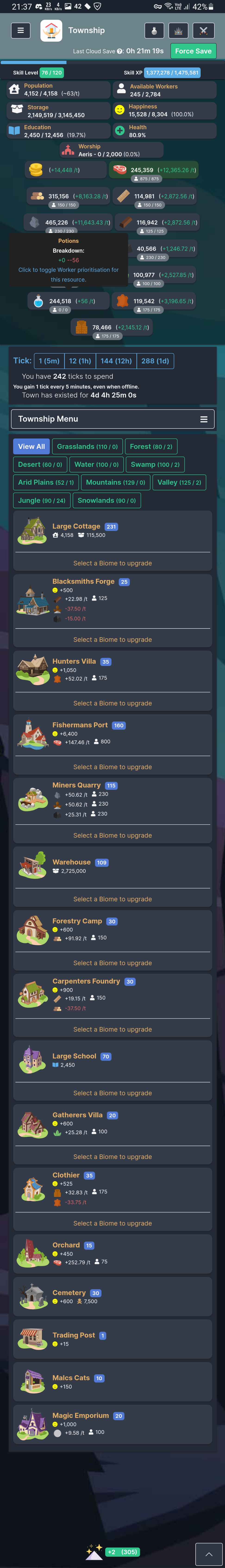 [Bug]: Negative potion consumption in township · Issue #2765 · MelvorIdle/melvoridle.github.io ...