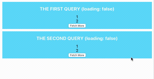 Fetchmore Incorrectly Renders With Duplicate Queries · Issue 3573 · Apollographql React