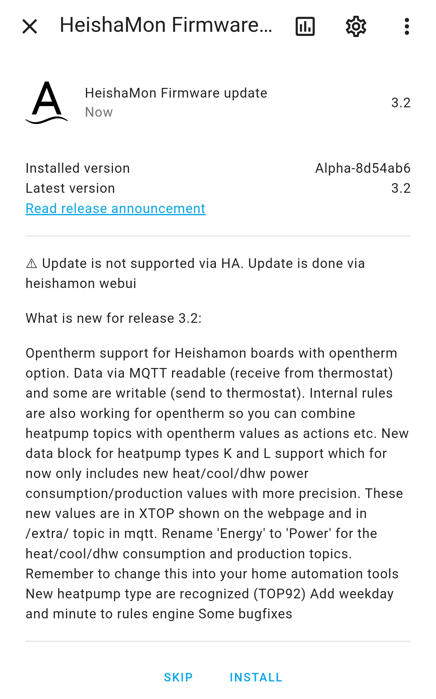 Version check issues · Issue #152 · kamaradclimber/heishamon-homeassistant · GitHub