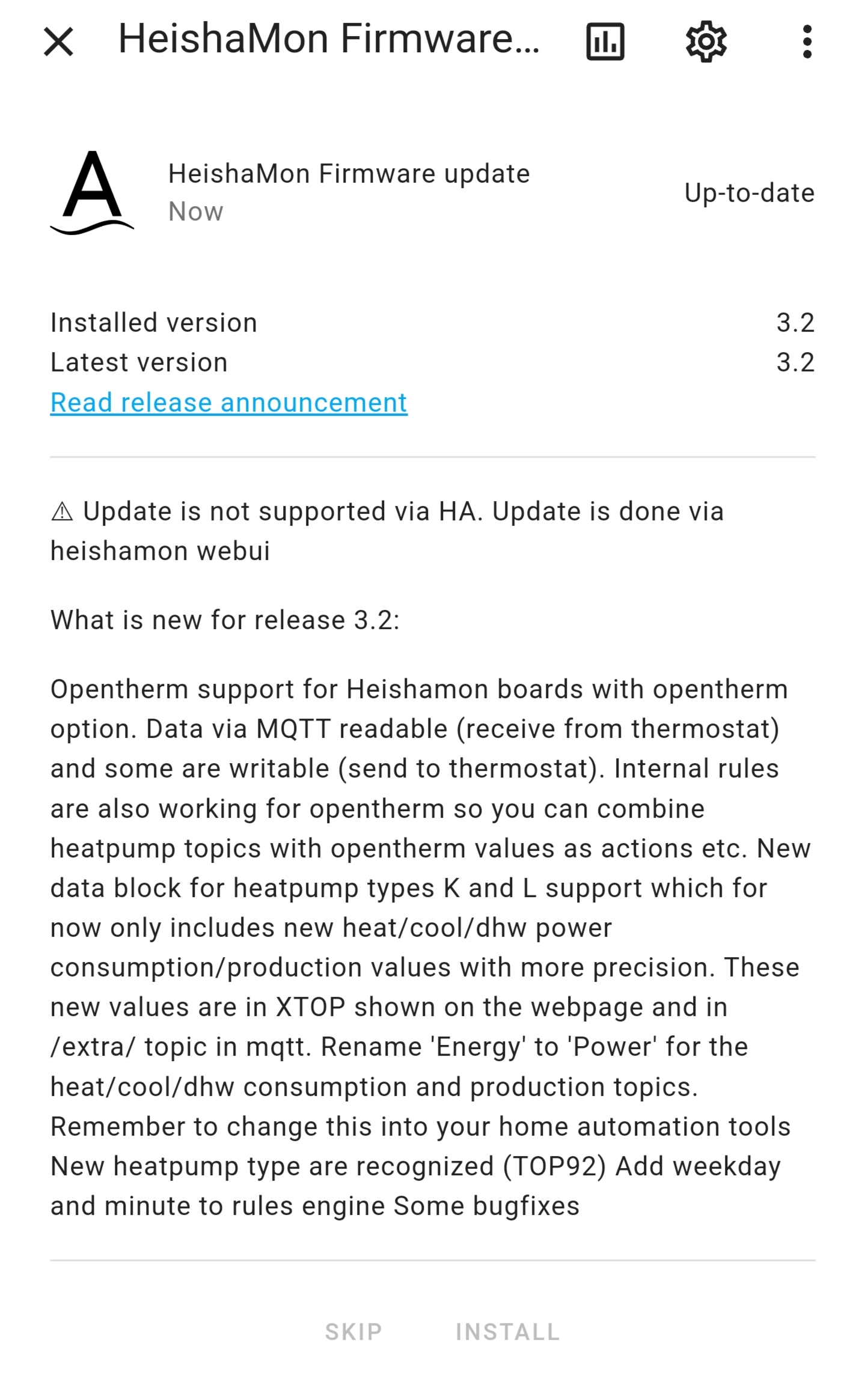 Version check issues · Issue #152 · kamaradclimber/heishamon-homeassistant · GitHub