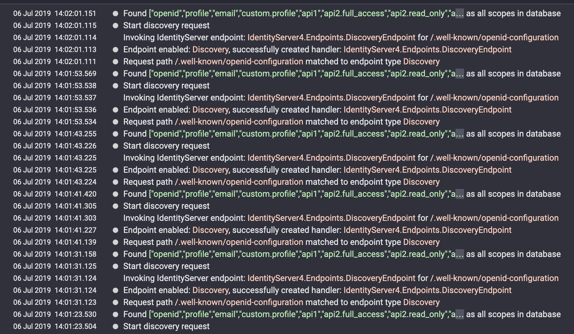 Multiple requests to discovery endpoint · Issue #3397 · DuendeArchive/IdentityServer4 · GitHub