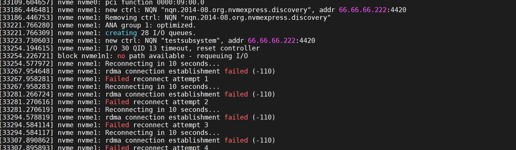 client connect or list doesn't work · Issue #557 · linux-nvme/nvme-cli · GitHub