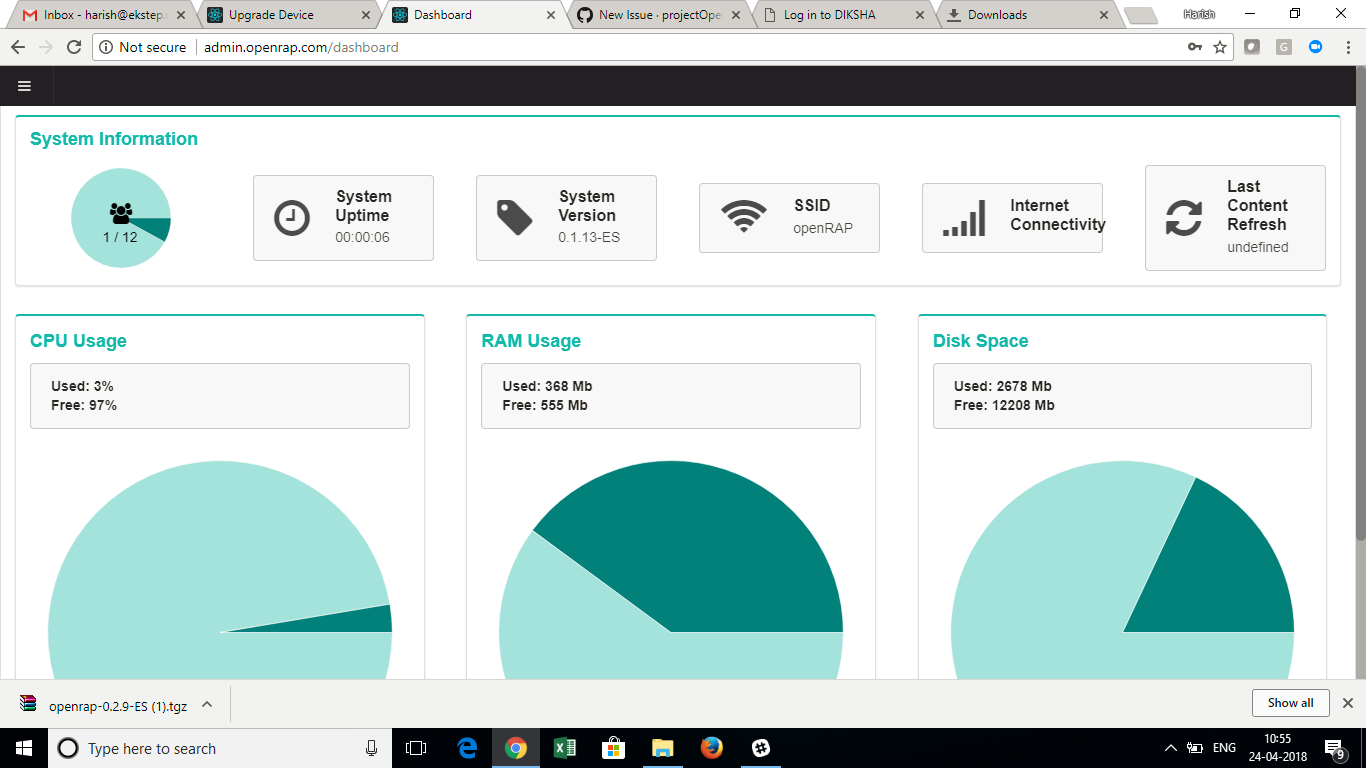 Server Error During upgradation · Issue #210 · projectOpenRAP/OpenRAP · GitHub