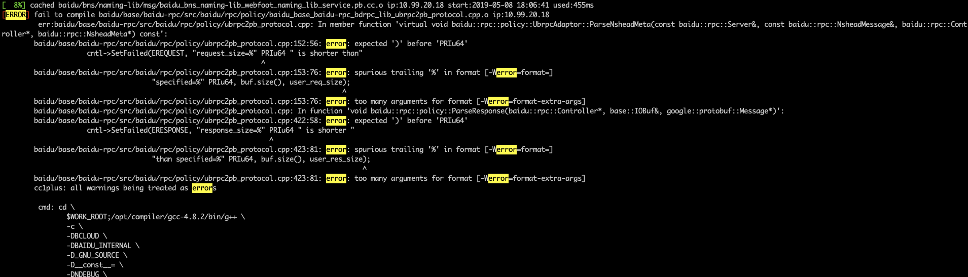 BCLOUD编译依赖后，编译报错 · Issue #17290 · PaddlePaddle/Paddle · GitHub