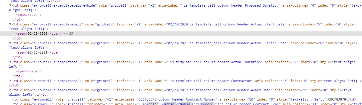 Hiding a column causes other columns to render wrongly by misaligning the columns in react grid ...