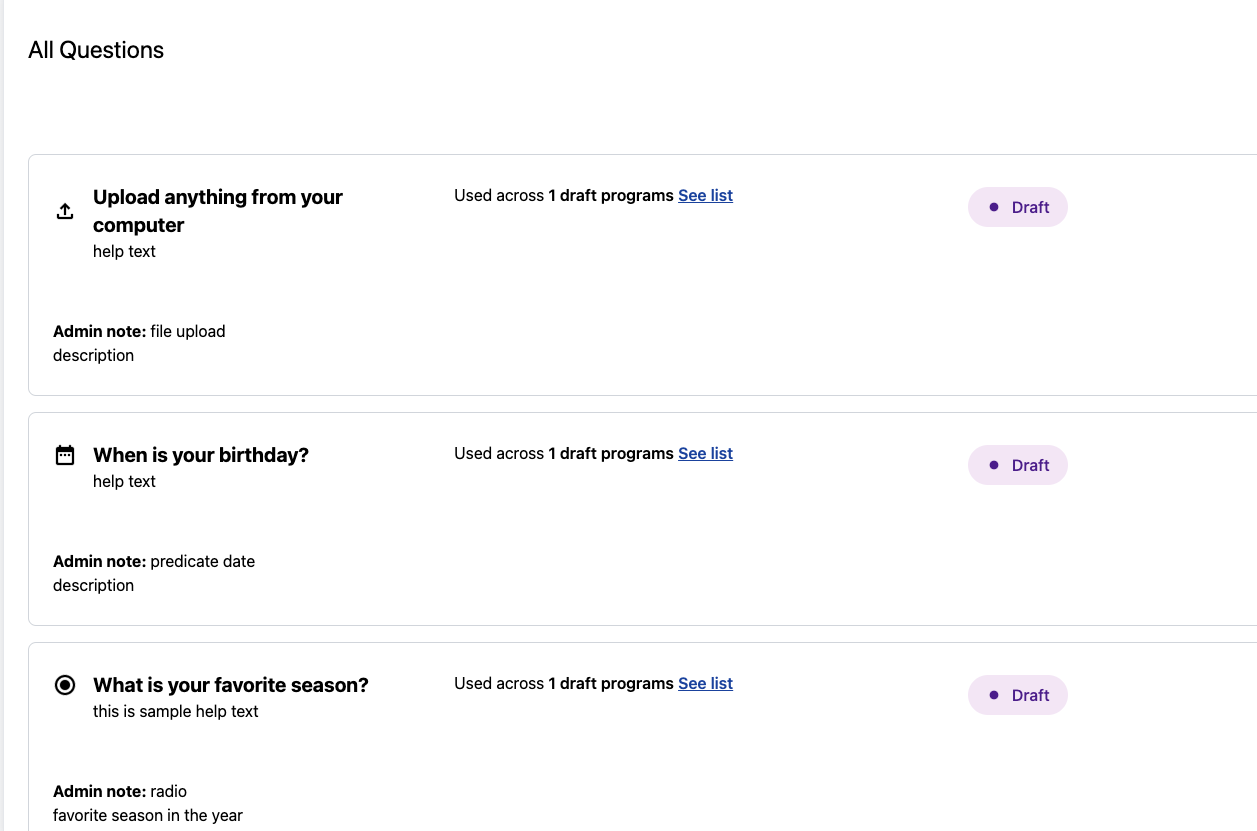CiviForm Admin UX: Switch the order of the columns on the question page · Issue #3076 · civiform ...
