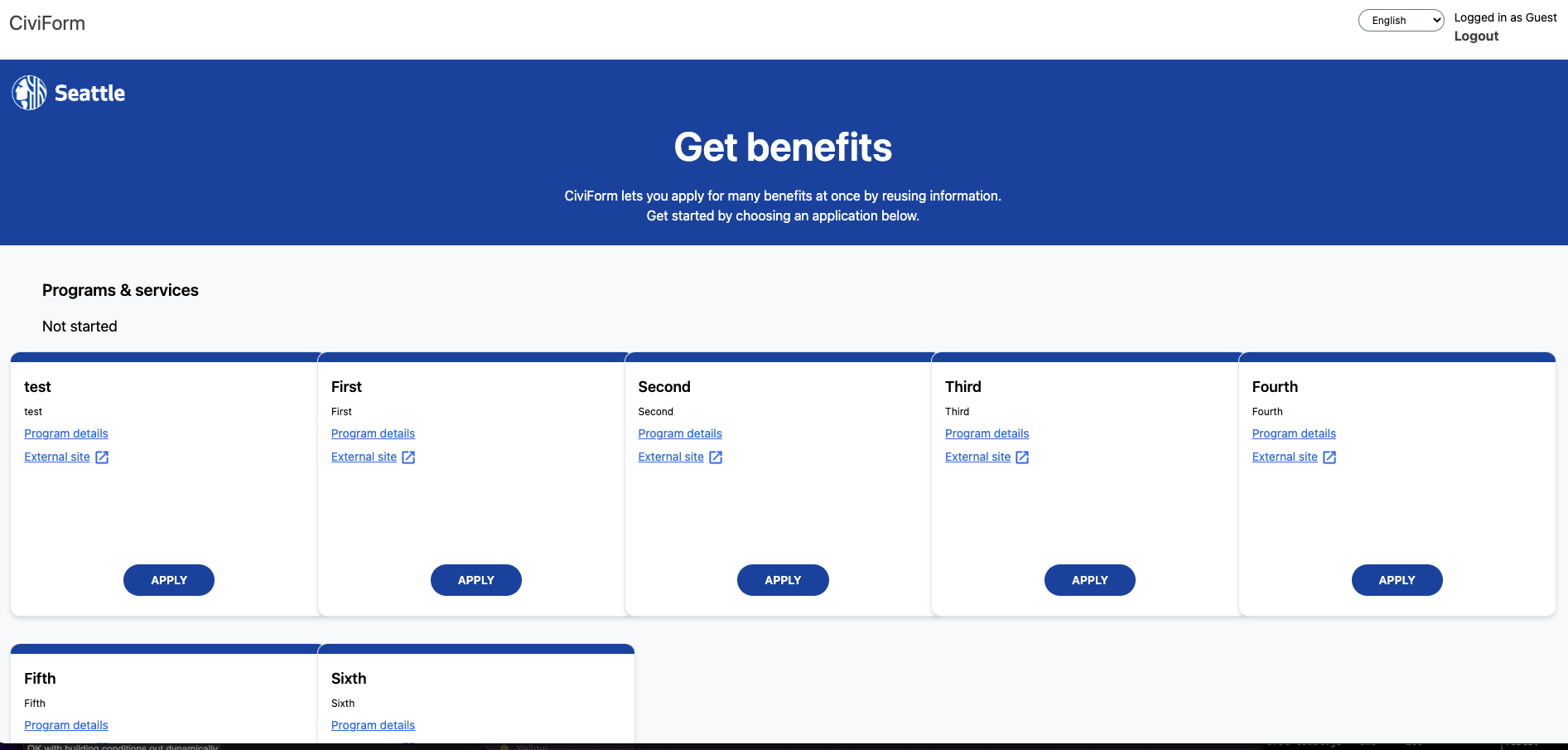 Applicant-facing program list cards overlap on smaller screen sizes · Issue #3492 · civiform ...