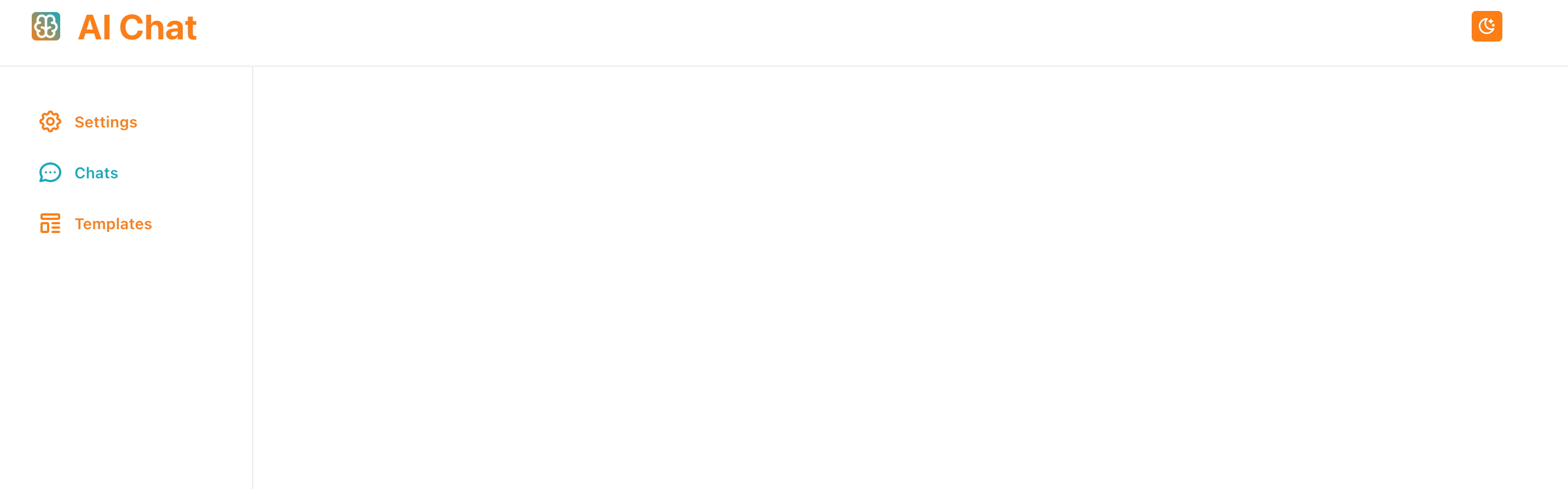 Nothing displayed on "chats" page · Issue #6 · imagegenius/docker-ai-chat-app · GitHub