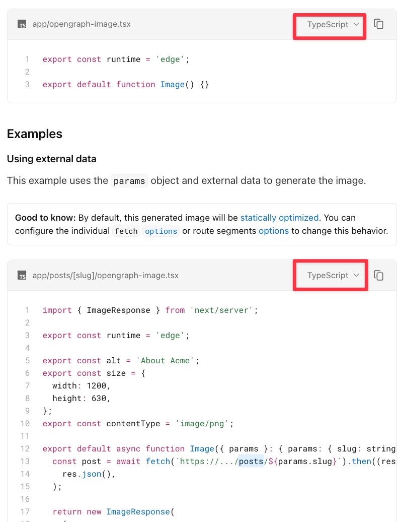 Docs: The example of open-graph image using external data to generate the image under JavaScript ...