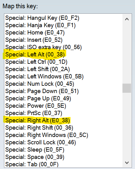 Mapping Alt keys on Surface 7 pro not working · Issue #307 · randyrants/sharpkeys · GitHub