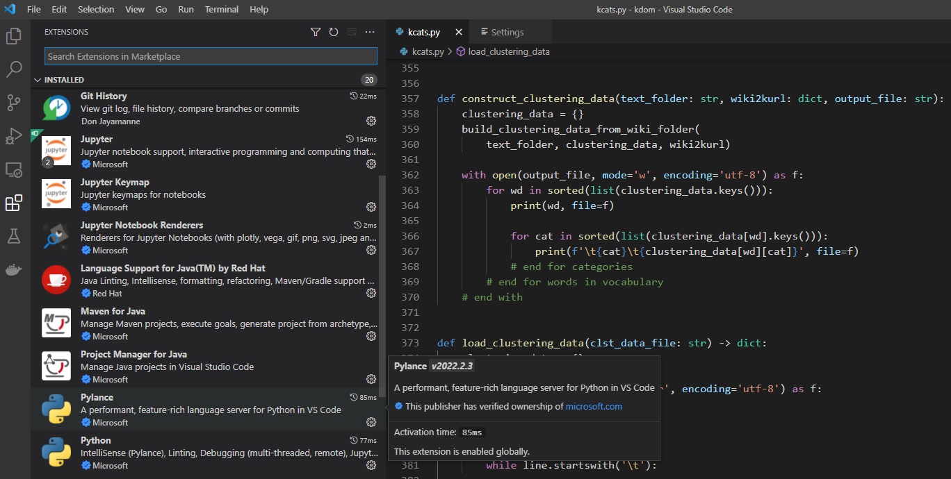 Code snippet makes the Semantic highlighting very slow · Issue #2366 · microsoft/pylance-release ...